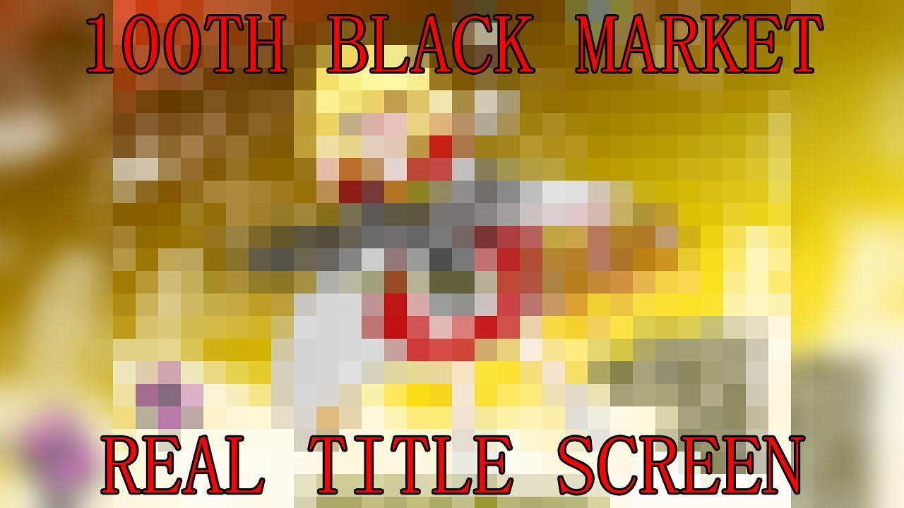 【東方/Touhou】100th Black Market title screen speedPAINt (totally touhou ...