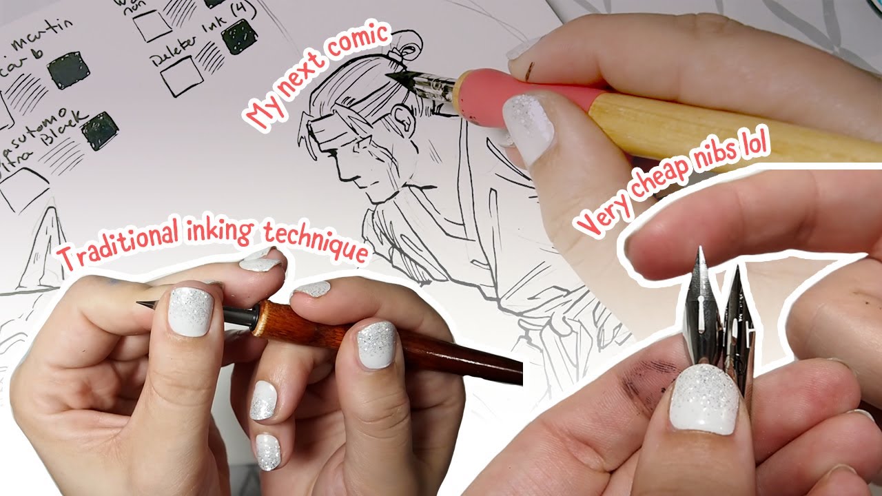 chatty video about traditional comic making - YouTube