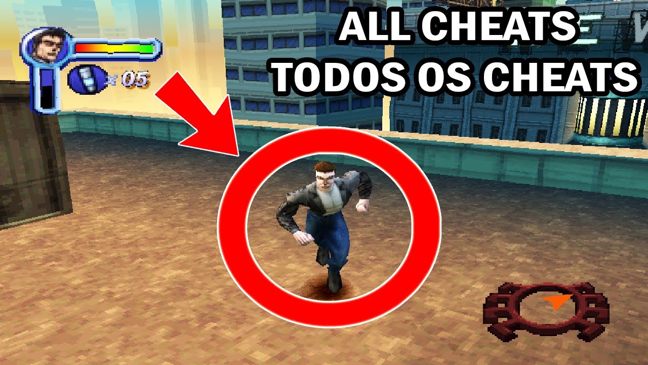 Spider-Man [PS1] - All Cheats (Todos os Cheats) - YouTube