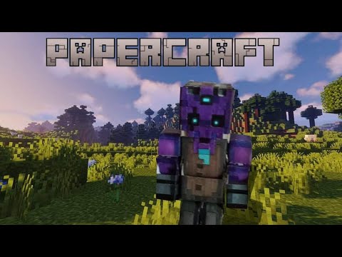 How to create/make Minecraft papercraft action figure. pt:1 - YouTube