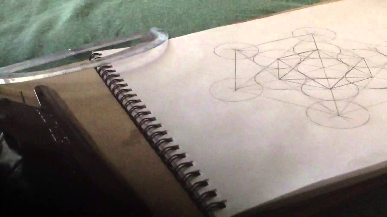 Metatron's Cube Drawing - YouTube