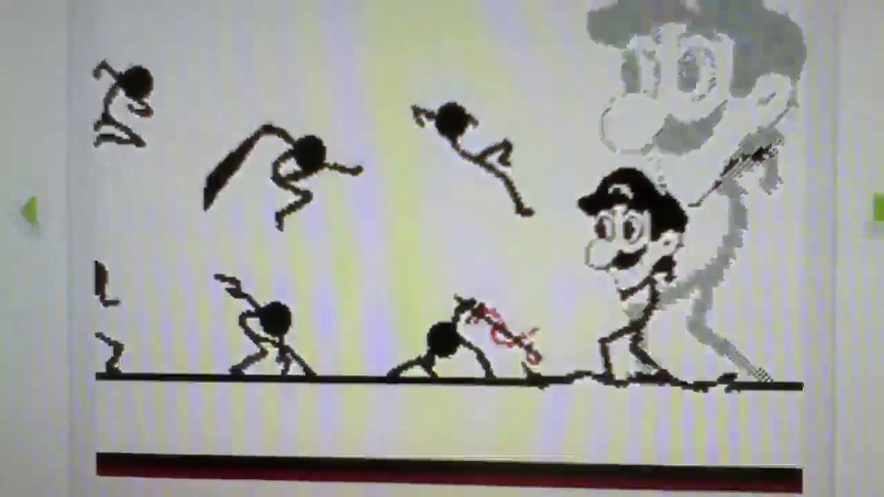 Flipnote | Weegee Stick Fight (Original By Yoga) (Song: Still Waiting ...
