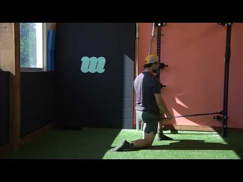 Hip Mobilization Anterior Banded Hip Flexor Stretch |The Movement - YouTube