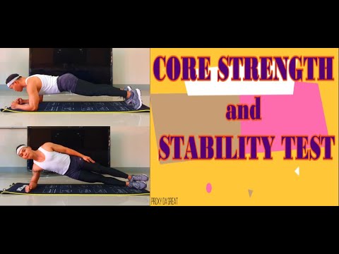 How to test the Strength of your Core Muscles - YouTube