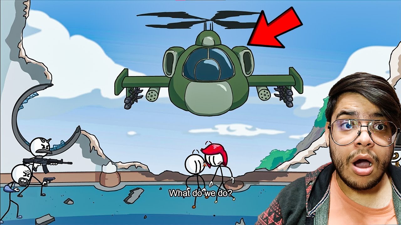 The Final Choices and Epic Ending [Henry Stickman #3] The END - YouTube