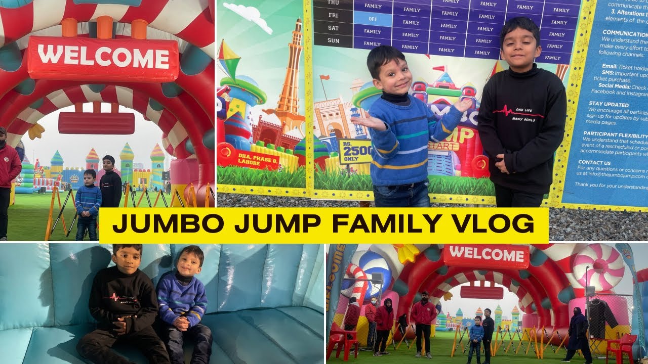 Jumbo Jump | World’s Largest Jumping Castle | Family Vlog by Amk World ...
