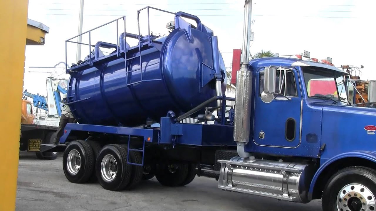 Cusco DOT Vacuum Truck, DOT Vacuum Tank 407/412 - YouTube