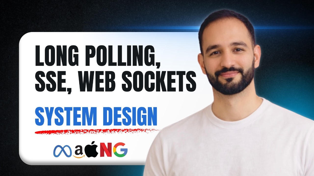 Polling vs Server-Sent Events (SSE) vs WebSockets | System Design with ...