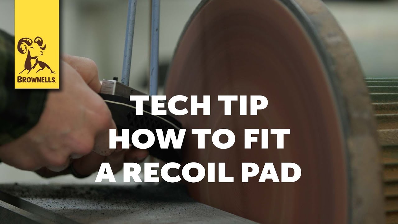 Tech Tip: How To Fit A Recoil Pad - YouTube