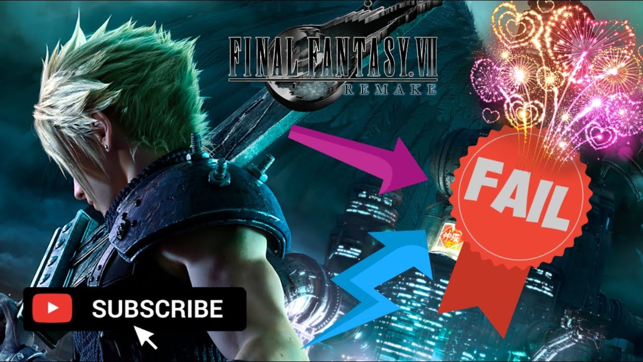 Watch me fail at FINAL FANTASY VII REMAKE demo - YouTube