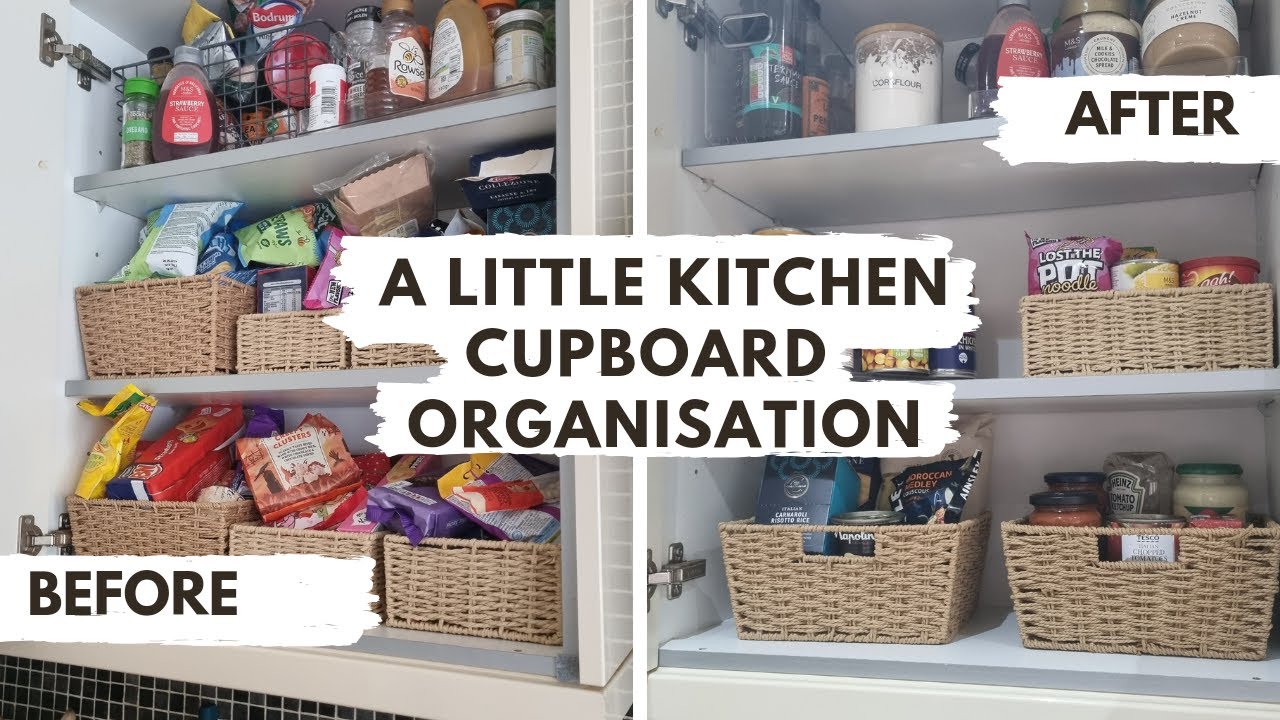 KITCHEN CUPBOARD ORGANISATION & A LITTLE AUTUMN CLEAN OUT! - YouTube