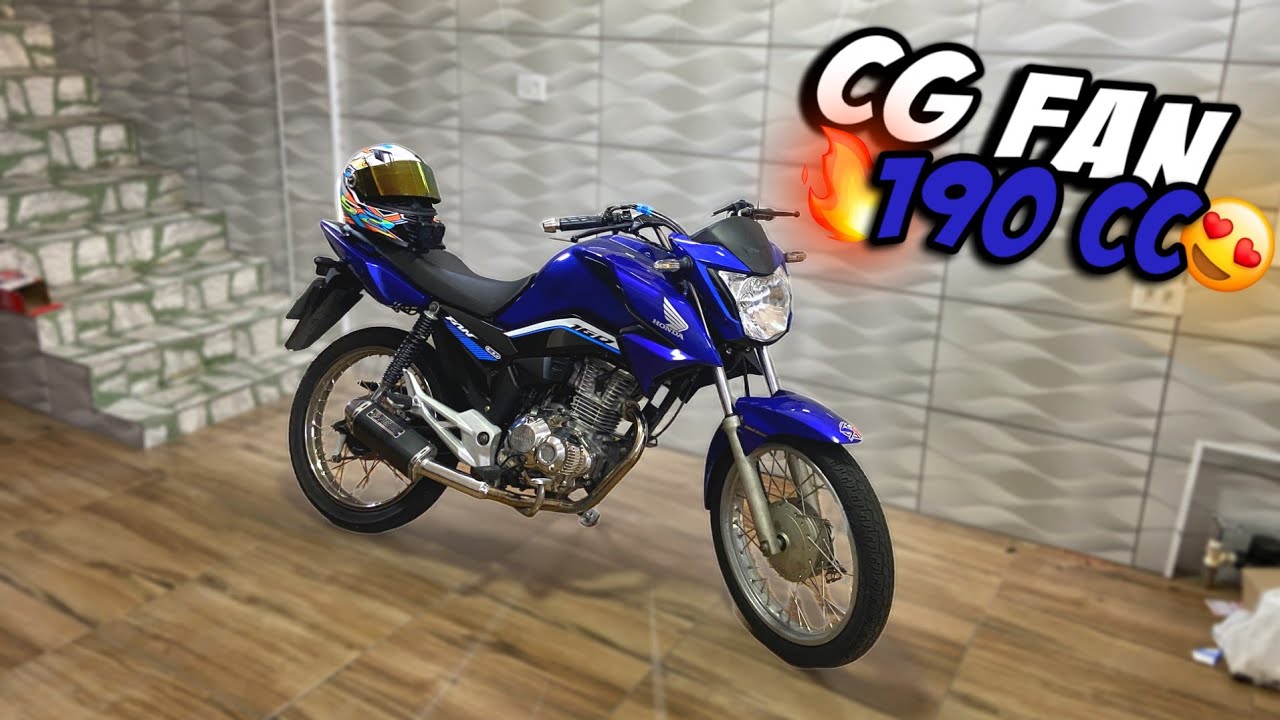 ESSA E A MOTO NOVA DO MEU PAI !! (CG FAN 190) - YouTube