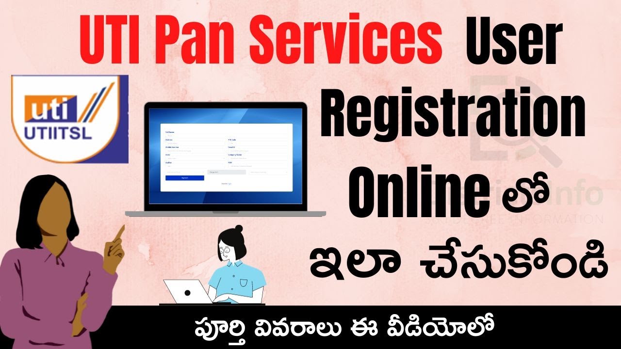 UTI Pan Services User Registration Online || How to Register For Pan ...