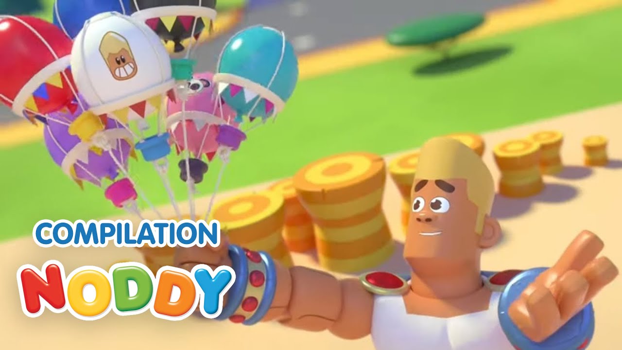 Noddy Runs After the Ballons | Noddy Toyland Detective | Compilation ...