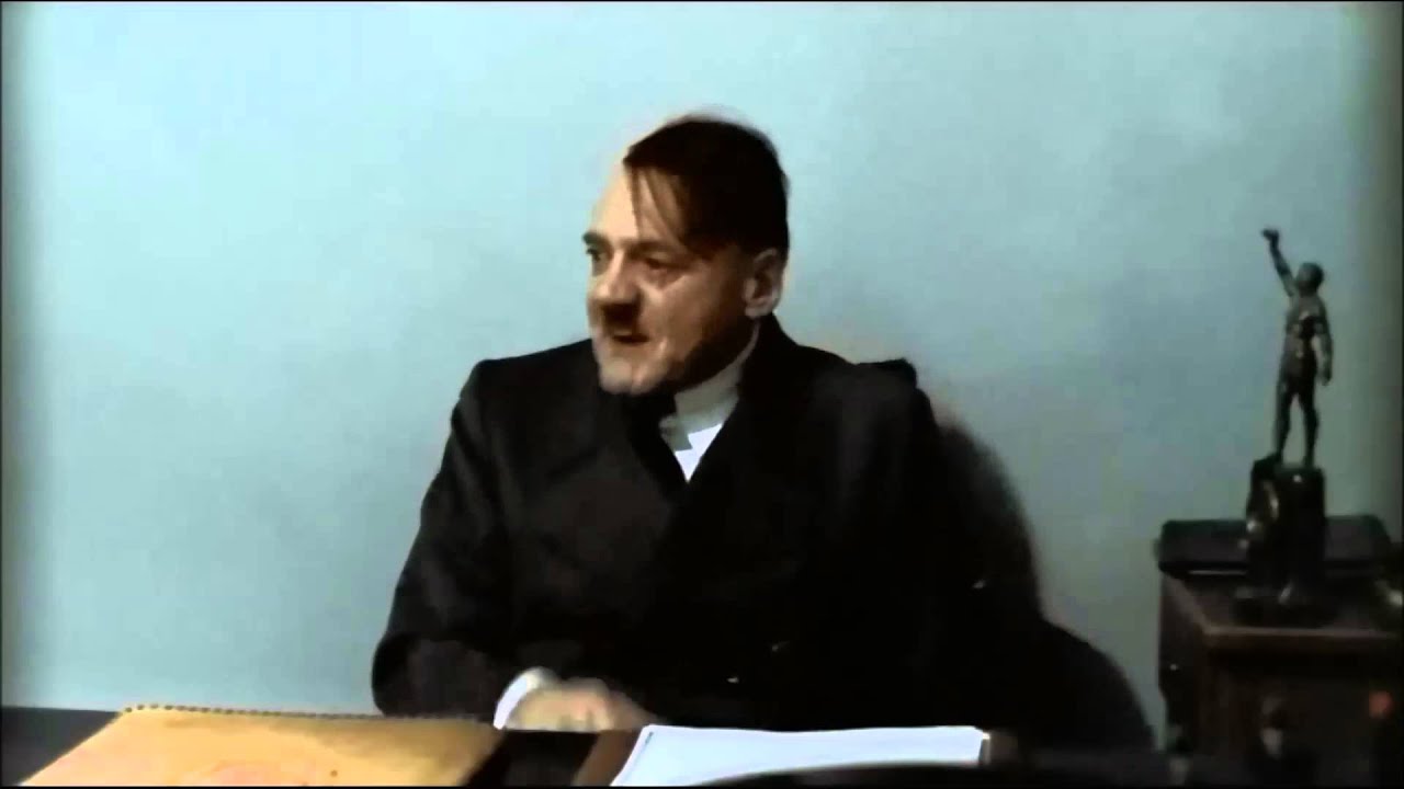 Hitler is informed that TF2 blu team is spawncamped on goldrush. - YouTube