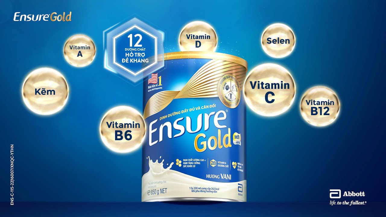 Ensure Gold | 2 ly Ensure Gold mỗi ngày tăng cường sức khỏe – Hỗ trợ đề ...
