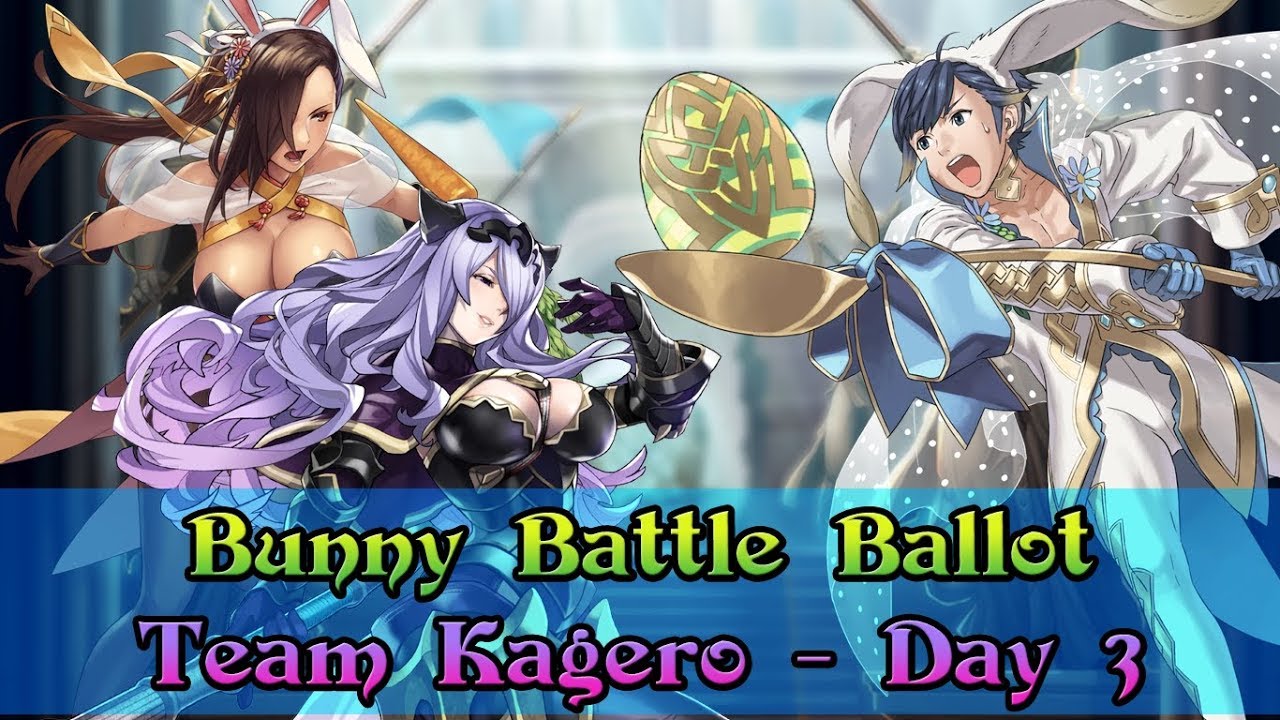 [Fire Emblem: Heroes] Bunny Battle Ballot - Team Spring Kagero | Voting Gauntlet - Day 3 - YouTube