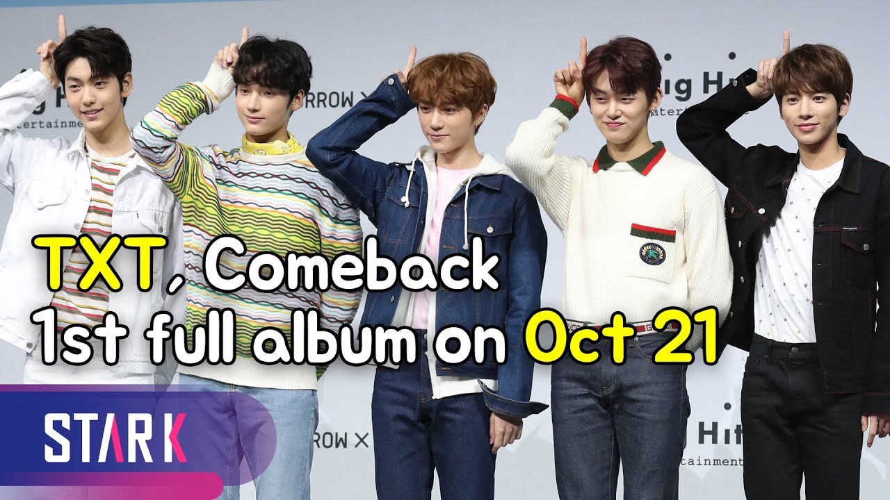 TXT, Comback 1st full album on Oct 21 (투모로우바이투게더, 10월 21일 첫 정규 앨범 컴백 ...