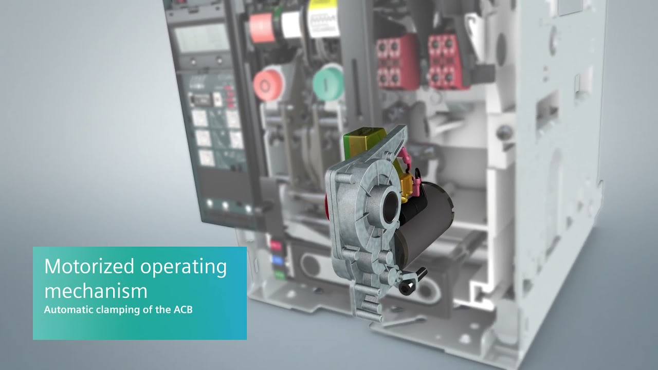 Siemens 3WL air circuit breakers ACBs - YouTube