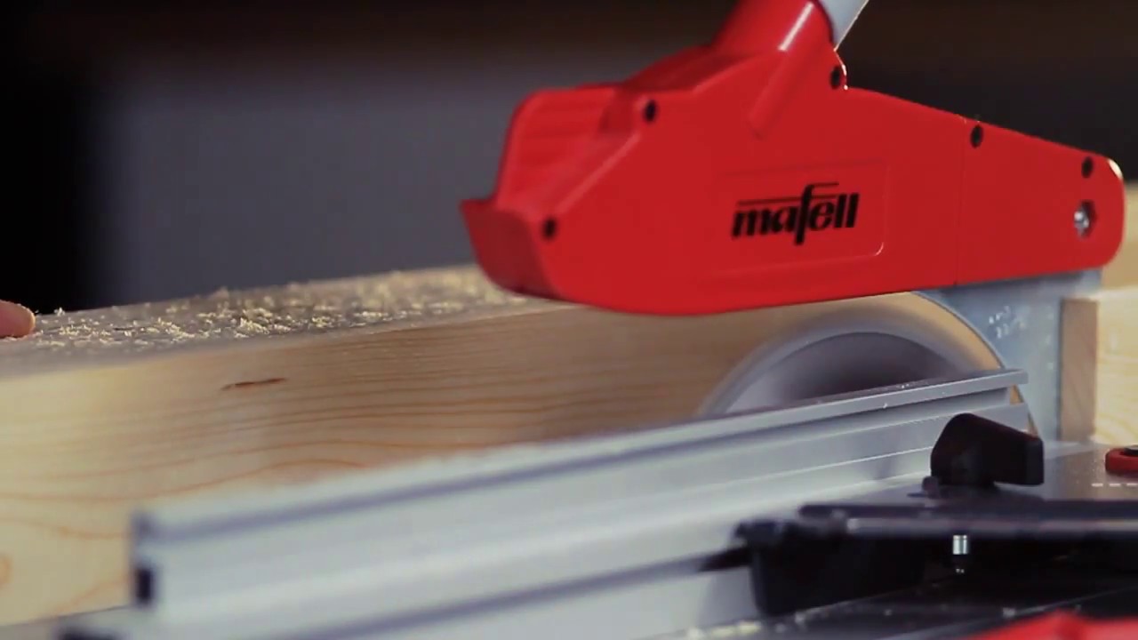 MAFELL Scie circulaire coulissante ERIKA 85 Ec - YouTube