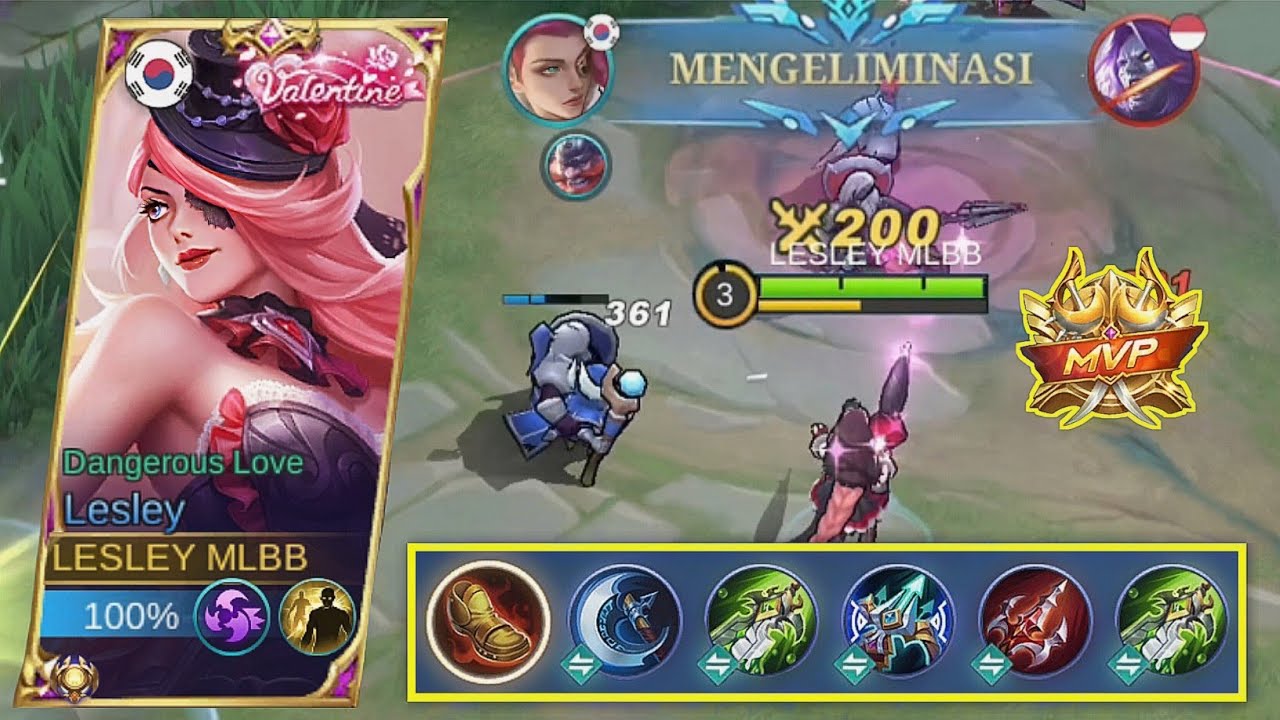 AUTO SAVAGE! BERIKUT INI BUILD DAN SET EMBLEM LESLEY TERSAKIT MOBILE ...