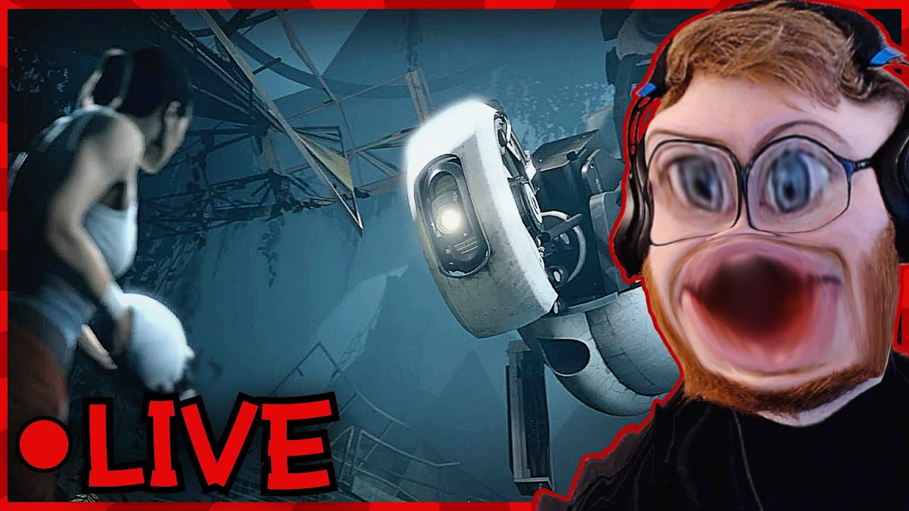 MORE PORTAL 2! (Portal 2 Live Playthrough Part 2) - YouTube