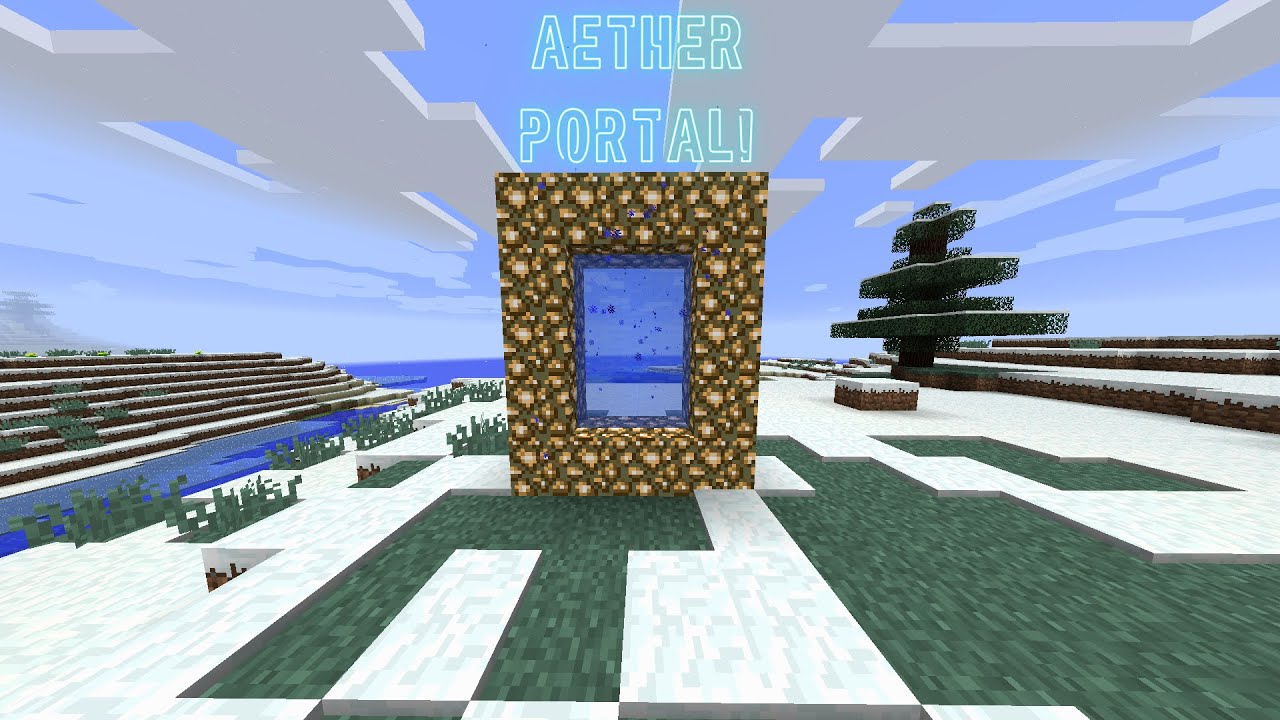 How to Build an Aether Portal in Minecraft! #minecraft #gaming #memes ...