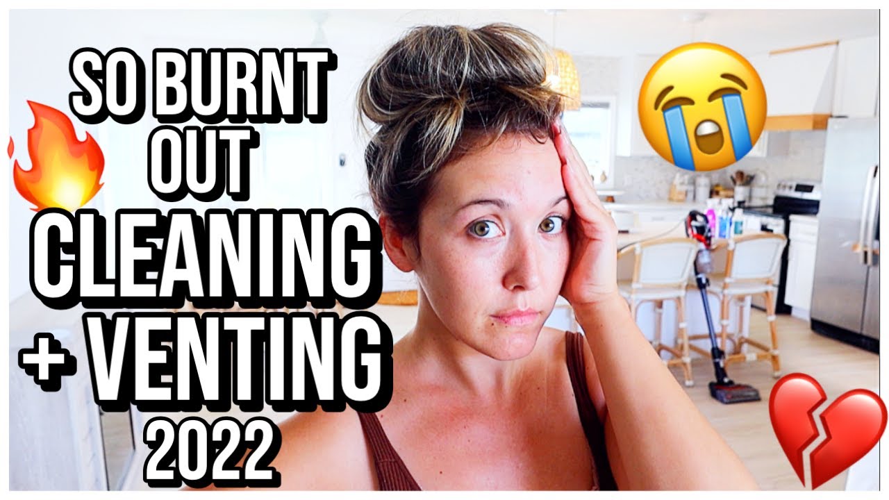 REAL TALK MOM BURNOUT 🔥😭 VENTING CLEAN WITH ME + UN DECORATE WITH ME 2022 | @BriannaK Homemaking ...