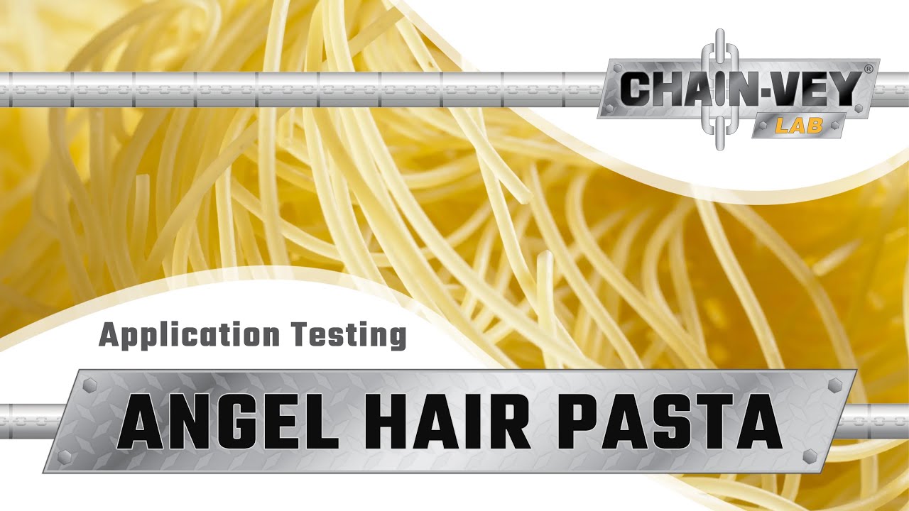 Angel Hair Pasta Through Chain-Vey Conveyor - YouTube