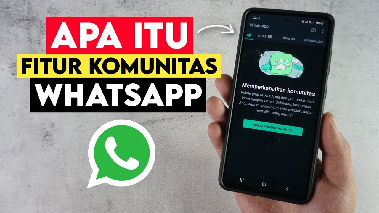 Cara Menggunakan Fitur Komunitas Di Whatsapp - Apa Fungsinya? - YouTube