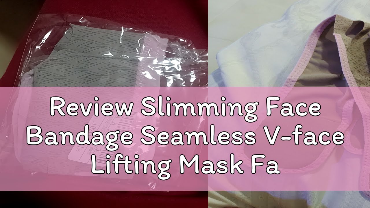 Review Slimming Face Bandage Seamless V-face Lifting Mask Face Gray ...