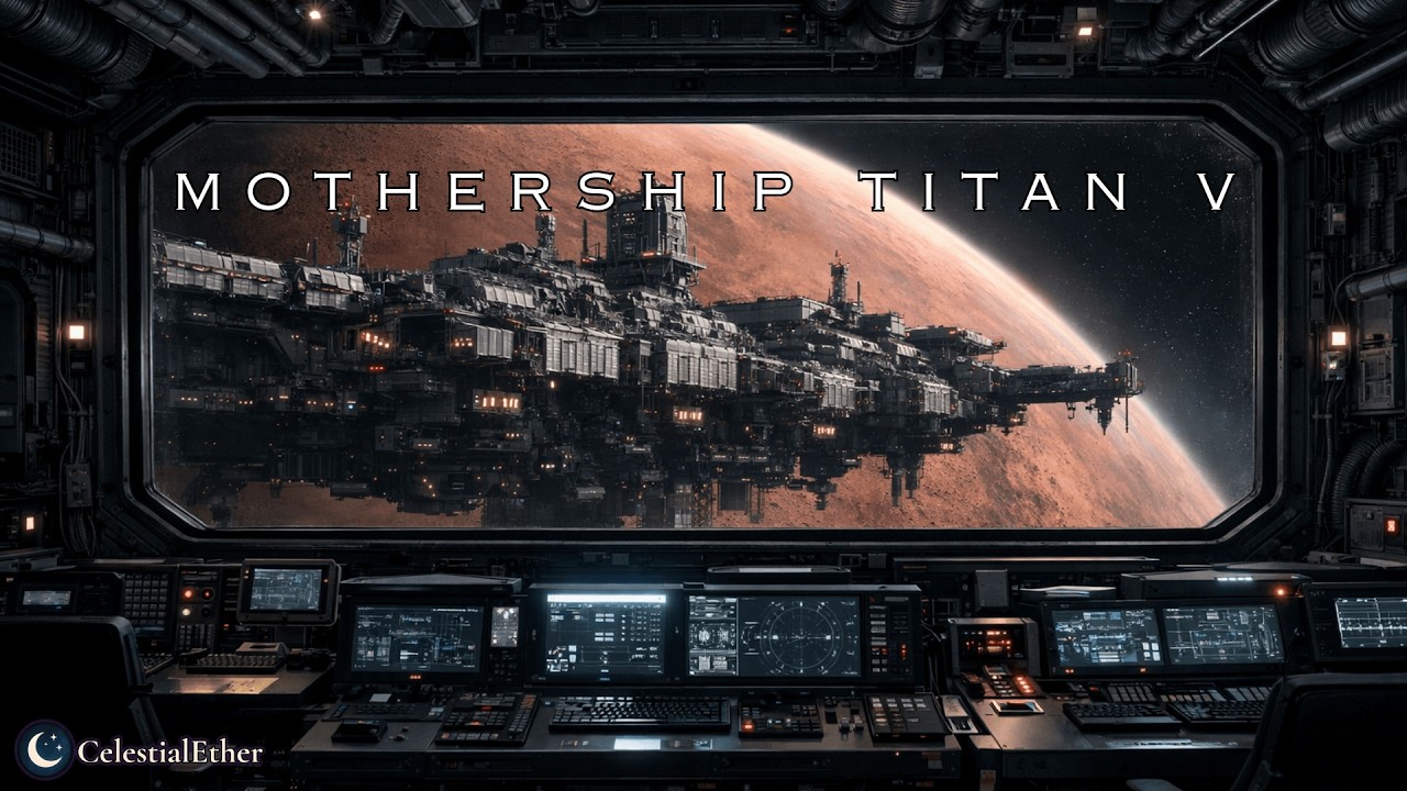 Mars Mothership Titan V | Space Ambient Music for Focus, Relax & Sleep ...