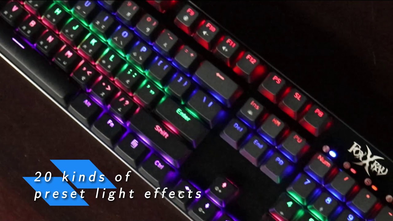 【FoxXRay Gaming｜HKM-37】SECRET MECHANICAL GAMING KEYBOARD - YouTube