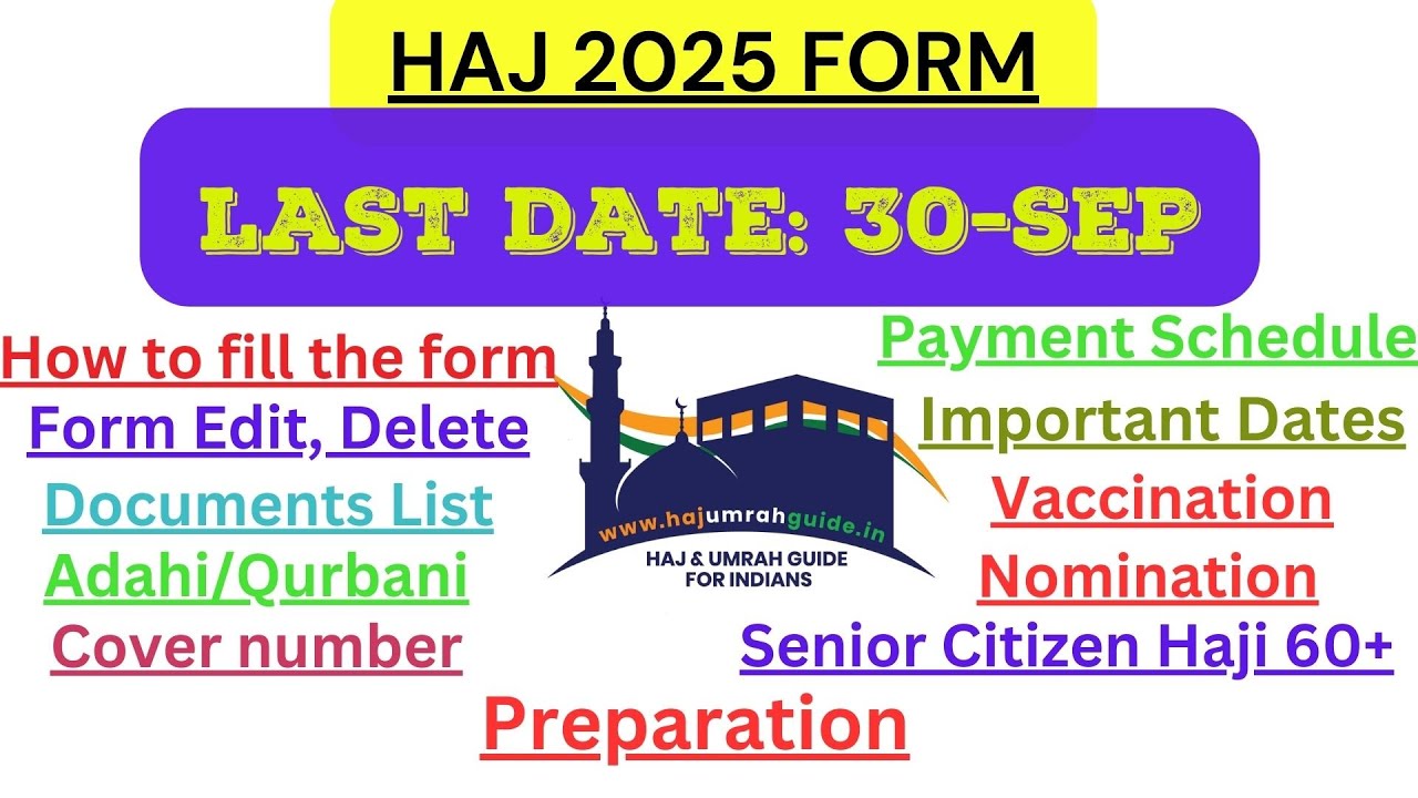 Haj 2025 |Form submit/edit/delete |Qurbani|Total Days,Cost|Cover number ...