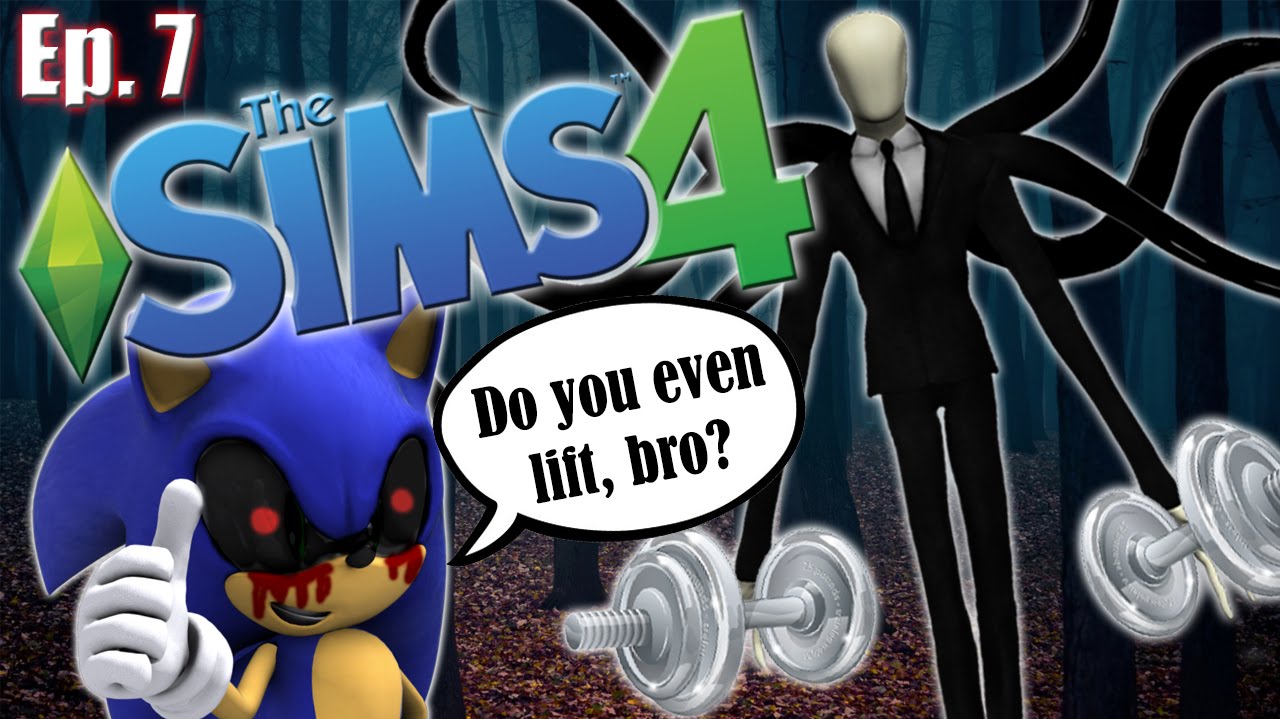 Slender Man, Do You Even Lift Bro? - The Sims 4: Creepypasta Theme - Ep ...