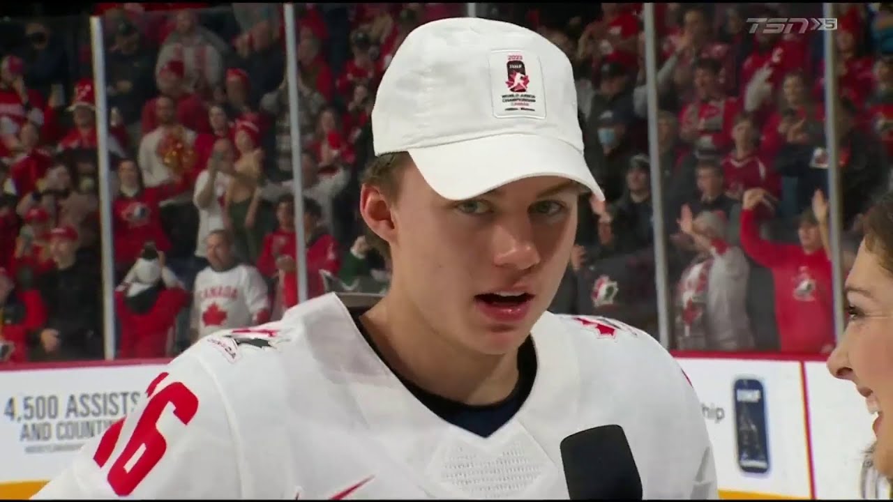 Connor Bedard is a legend for this interview - YouTube