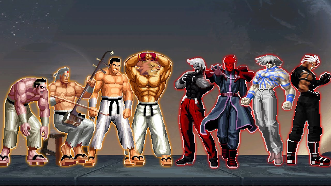 Daimon Team VS KOF Bosses Team | .M.U.G.E.N. - YouTube