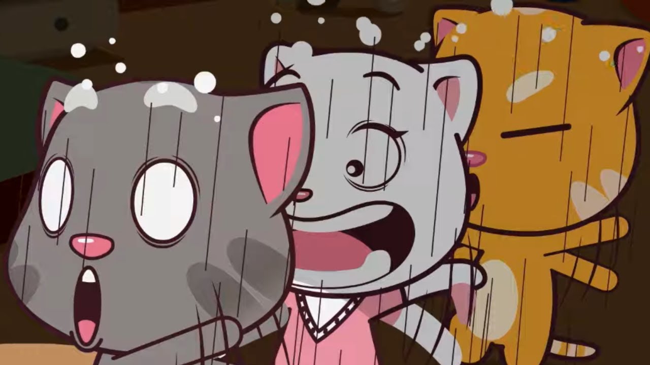 Horror Movie Night | Talking Tom & Friends Minis | Cartoons for Kids ...