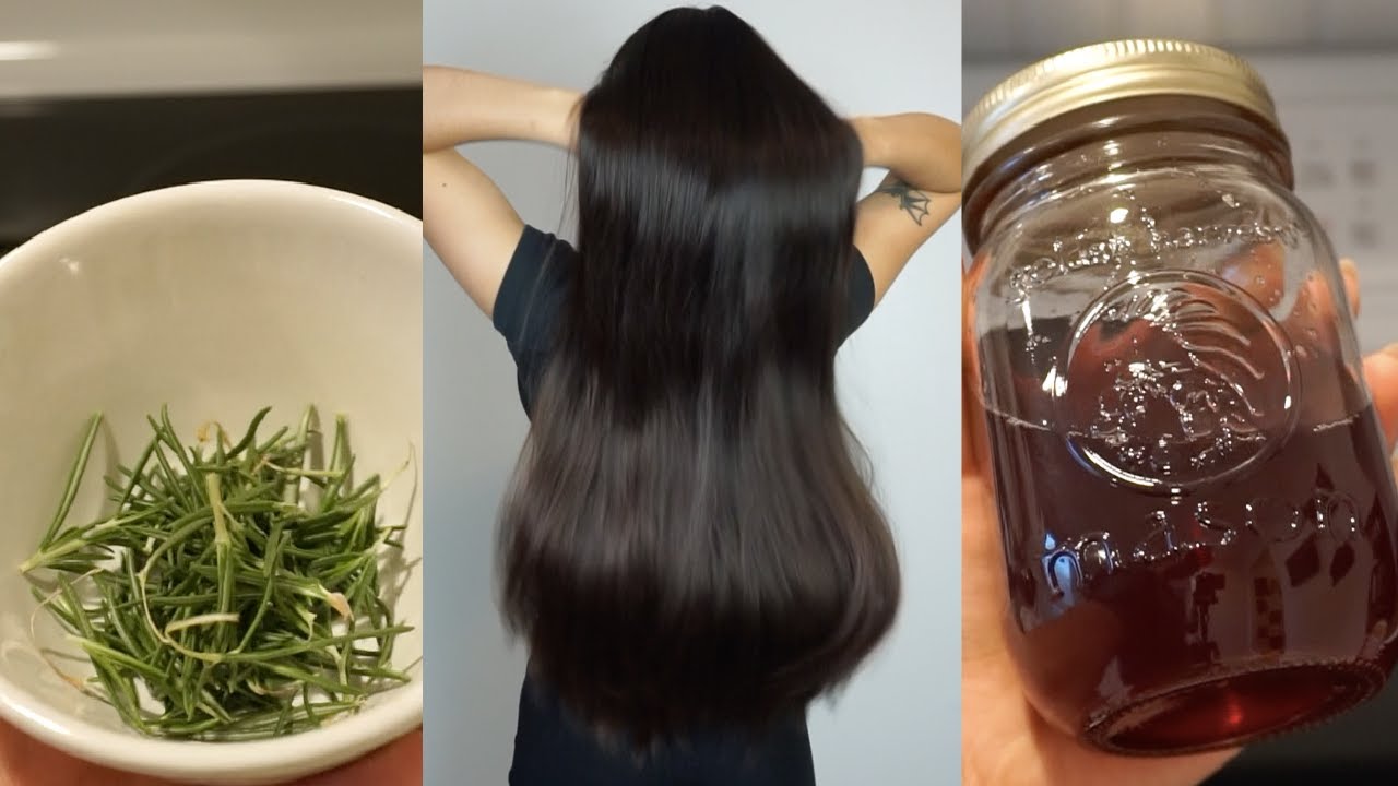 Rosemary Rinse For Hair Growth | Summer Growth Challenge ♡ - YouTube