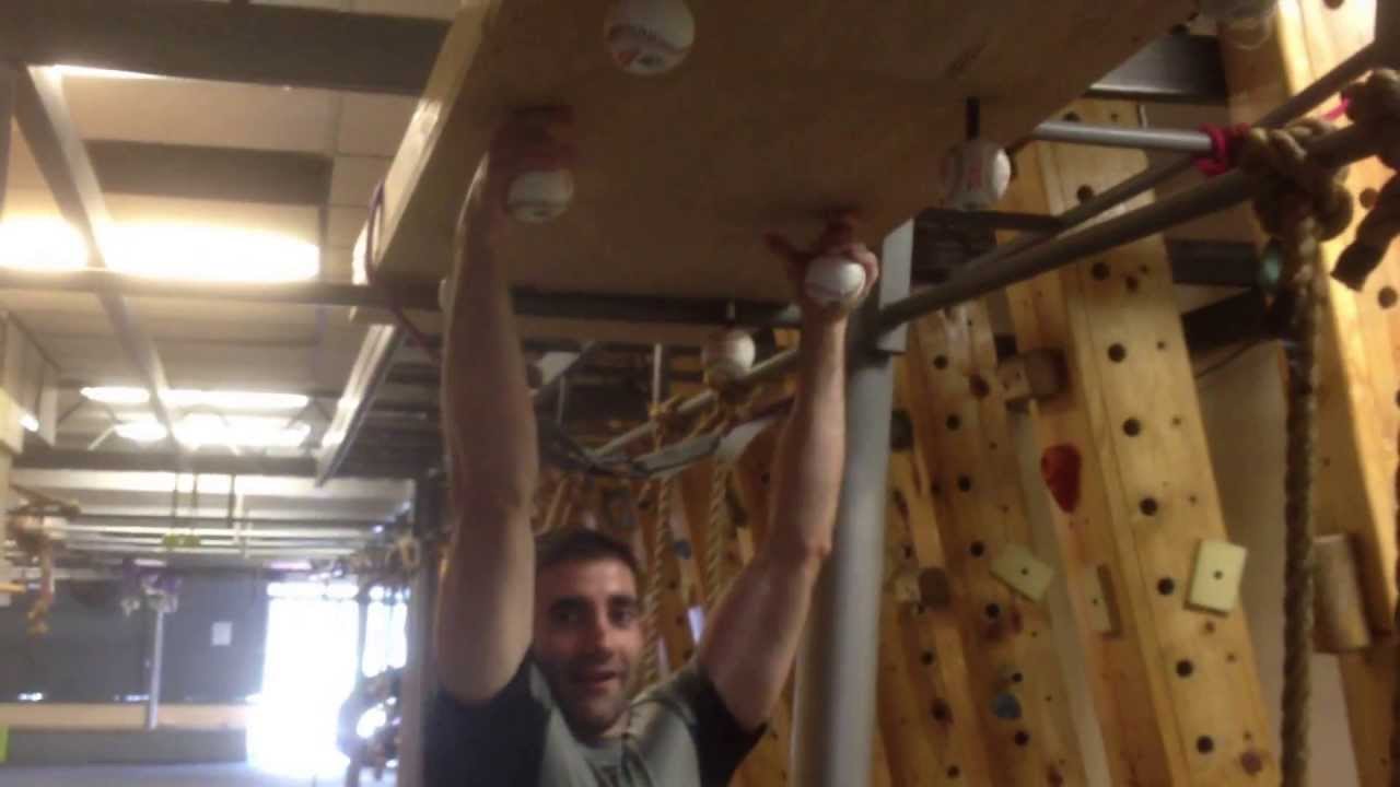 Iron Sports - Ninja Warrior Training. Ball Swangin' - YouTube