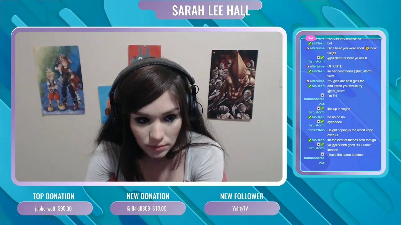 Twitch Sarah Lee Hall Burps on Stream - YouTube