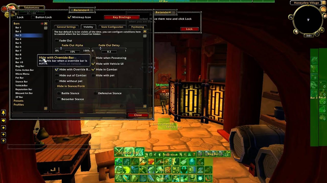 阿Kit 魔獸世界教學篇: addon bartender4 基本setup - YouTube