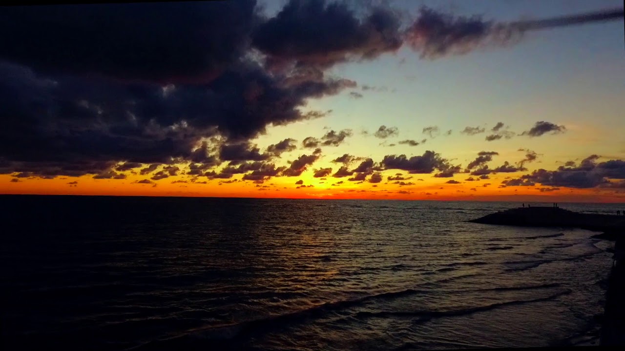 Durres sunset with drone - YouTube