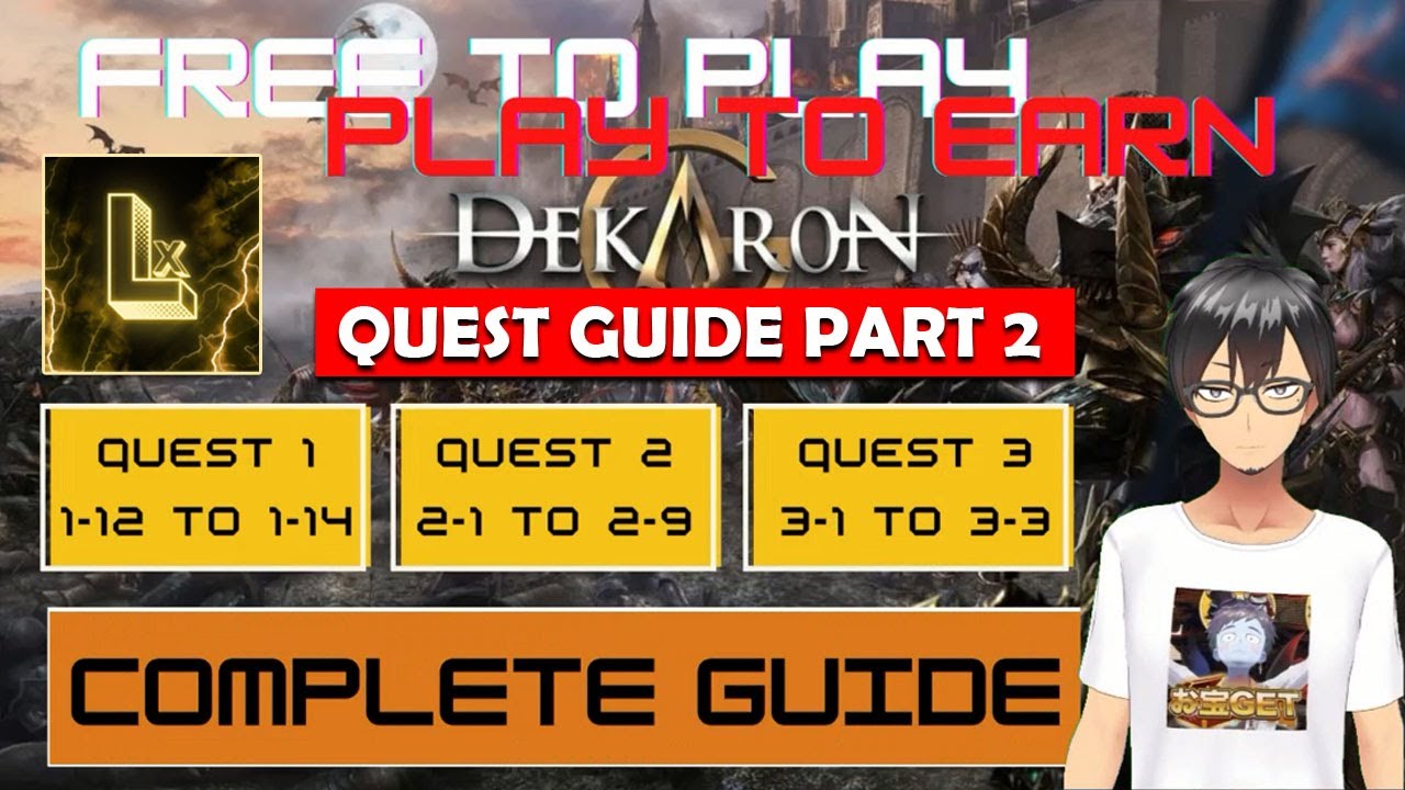 Dekaron G | Quest Guide Part 2 | Free To Play | Play to Earn | Laks ...