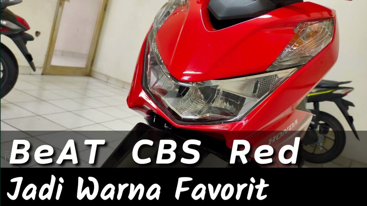 Honda Beat CBS 2020 Warna Merah Menjadi Pilihan Favorit Kang Mas Bro ...