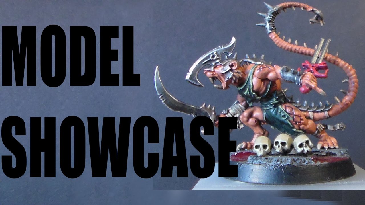 Skaven Deathrunner Model Showcase - YouTube
