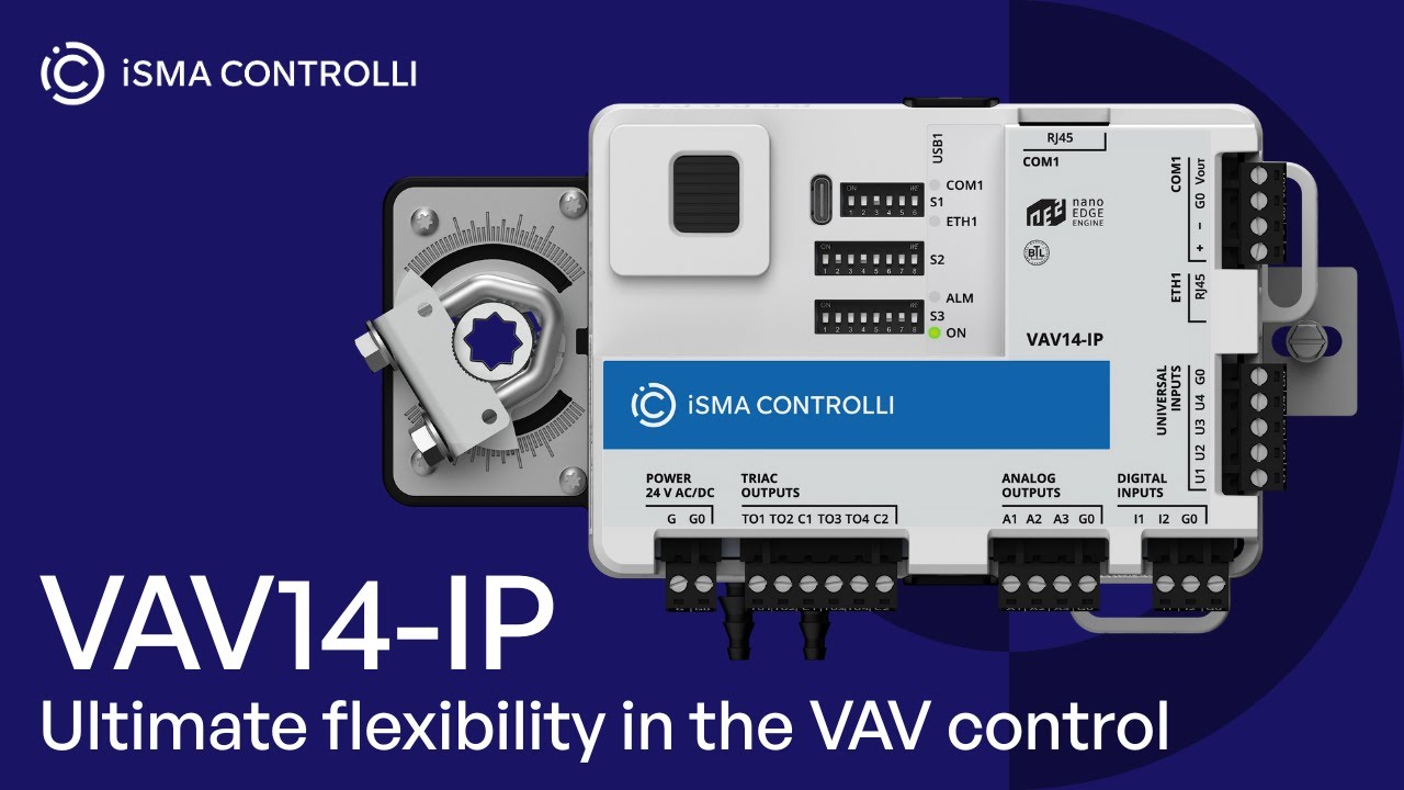The VAV14-IP. Ultimate flexibility in the VAV control. - YouTube