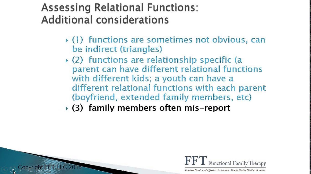 Assessing Relational Functions Through the Use of the Behavior Pattern ...