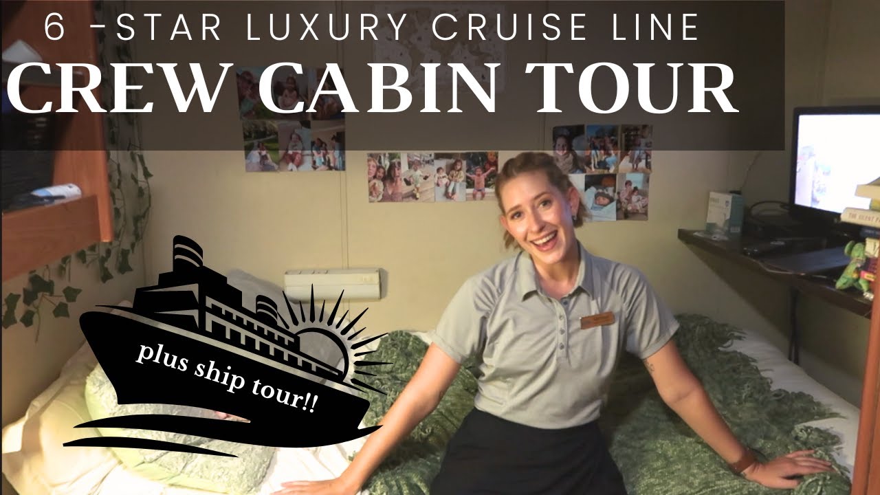Luxury Cruise Line CREW (singer/dancer) CABIN TOUR! + ship tour - YouTube