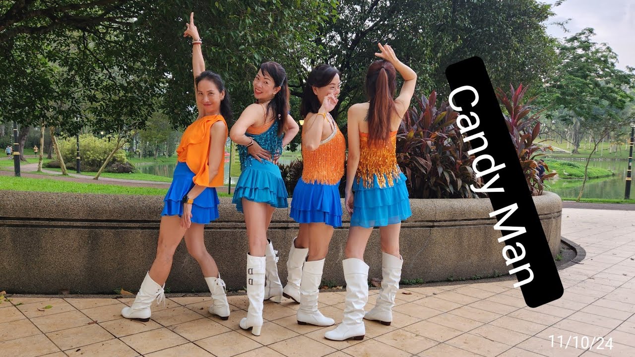 Candyman line dance (Demo) 20/10/24 - YouTube